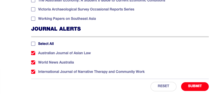 Informit Search | How to Create A Journal Alert